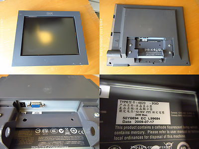 IBM 4820-2GD VGA 12.1" TFT POS ECRAN 800x600 High Contrast SUREPOS ...