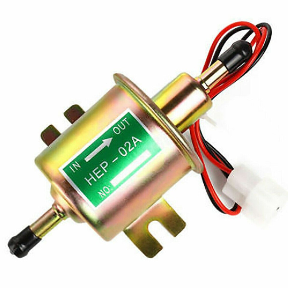Universal Electric Fuel Pump HEP02A 4-7PSI 12V Inline Low Pressure Gas ...