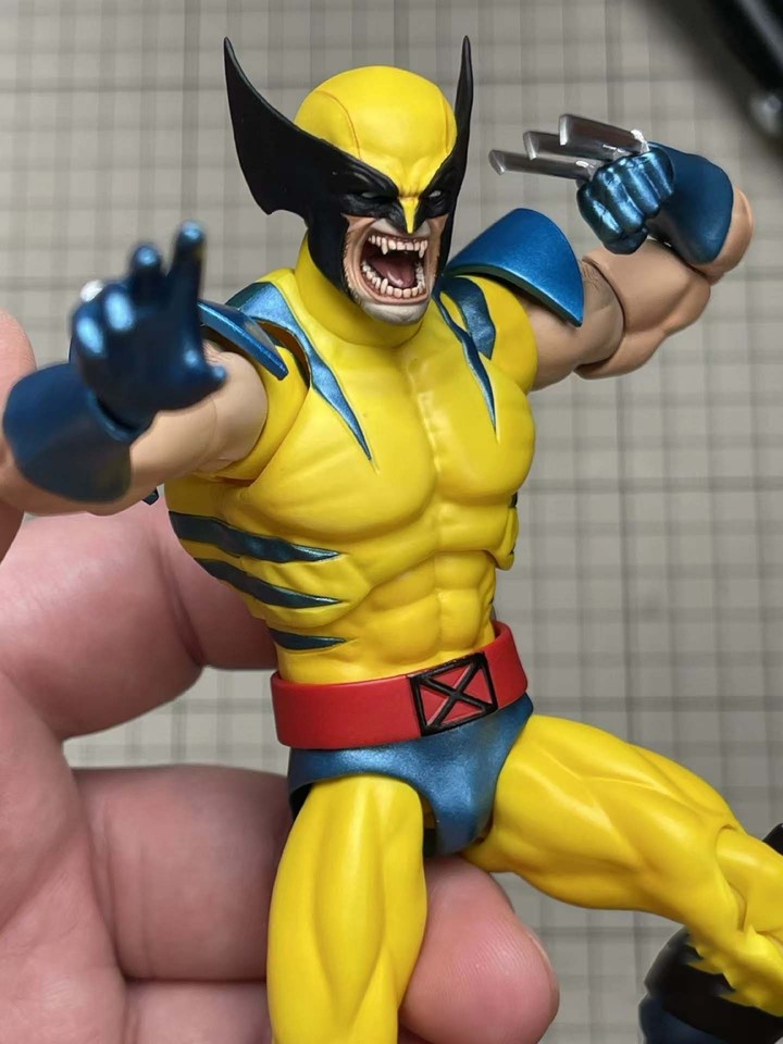 1/12 Painted Anime Wolverine Battle Head Carved Fit 6'' ML Action ...