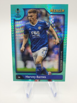 2021-22 Topps Merlin Chrome Harvey Barnes Aqua Prizm Refractor ...