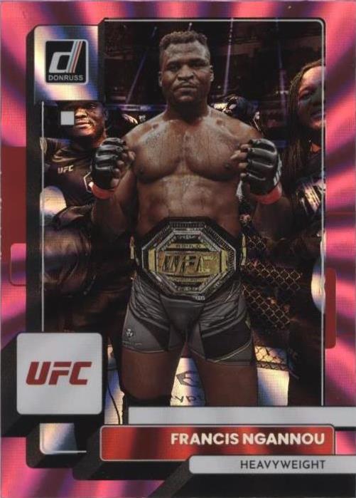 2023 Donruss UFC - Francis Ngannou #190 Holo Pink Laser for sale online ...