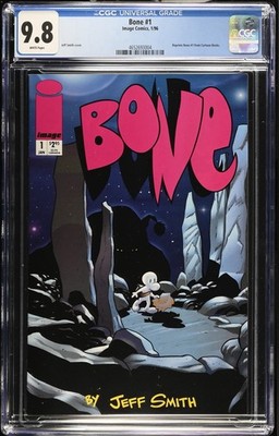 Bone #1 CGC 9.8 1ST APPEARANCE FONE BONE Image Comics Cartoon Books ...