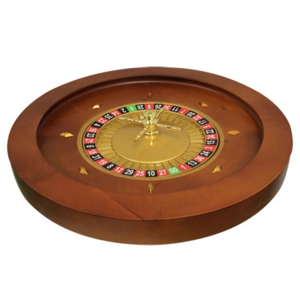 20" Solid Wood Roulette Wheel for Roulette Tables by MRC POKER | eBay
