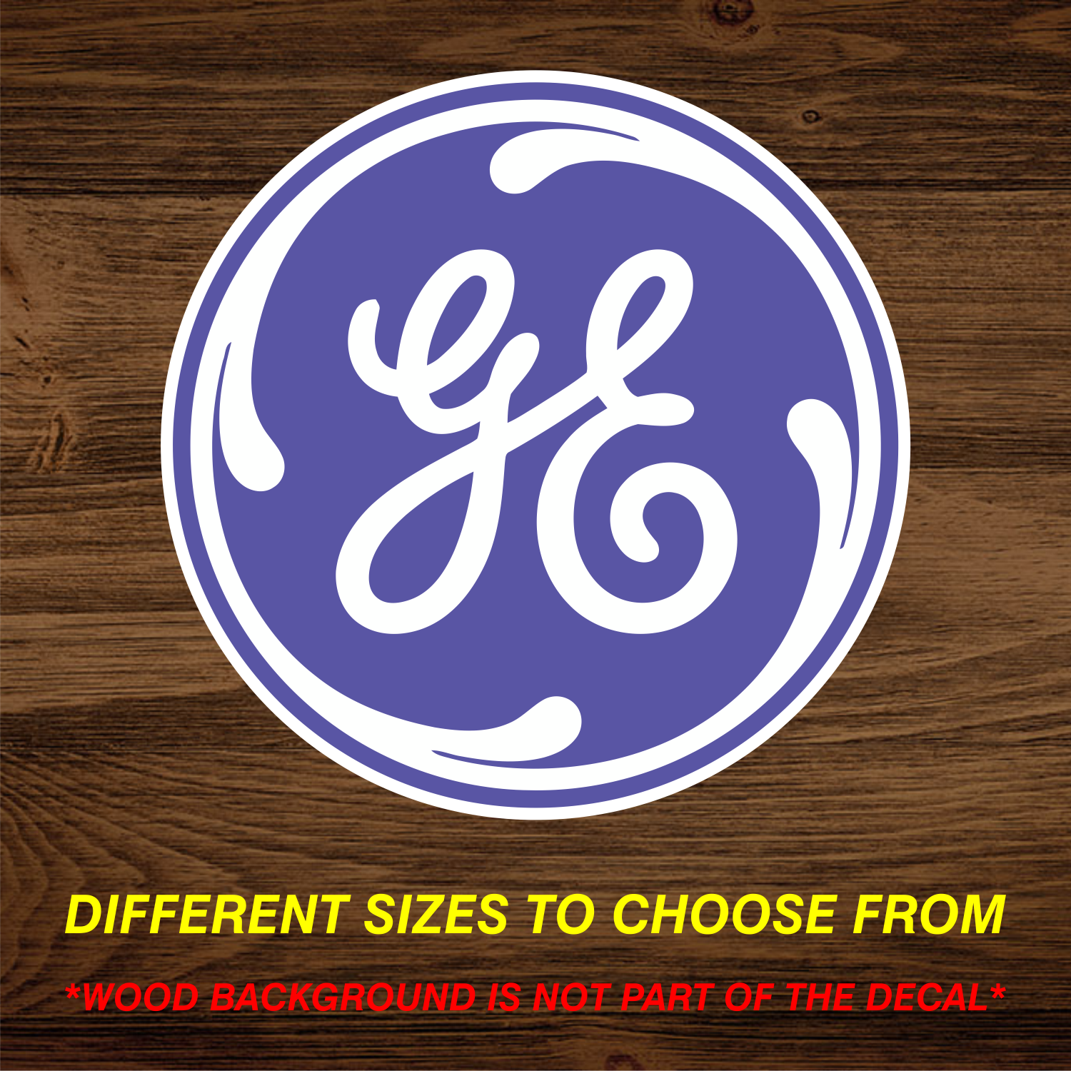 GE Healthcare Logo Purple Vinyl Decal Sticker Free Shipping | eBay