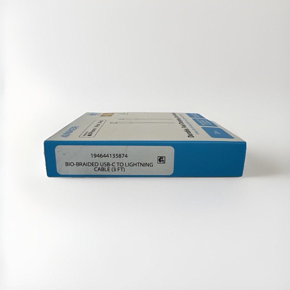 Anker 6ft Eco-Friendly Braided USB-C to Lightning Fast Charging Cable ...