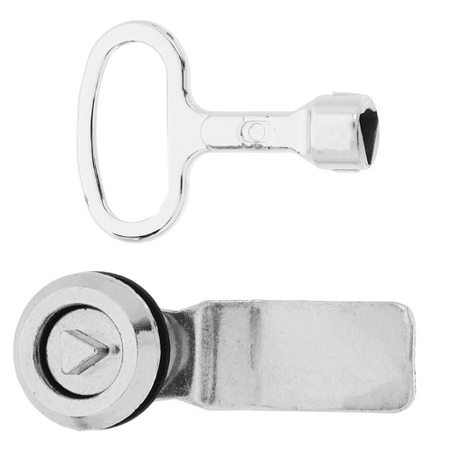 Triangle Lock Garbage Can Locks Outdoor Trash Replacement Container | eBay