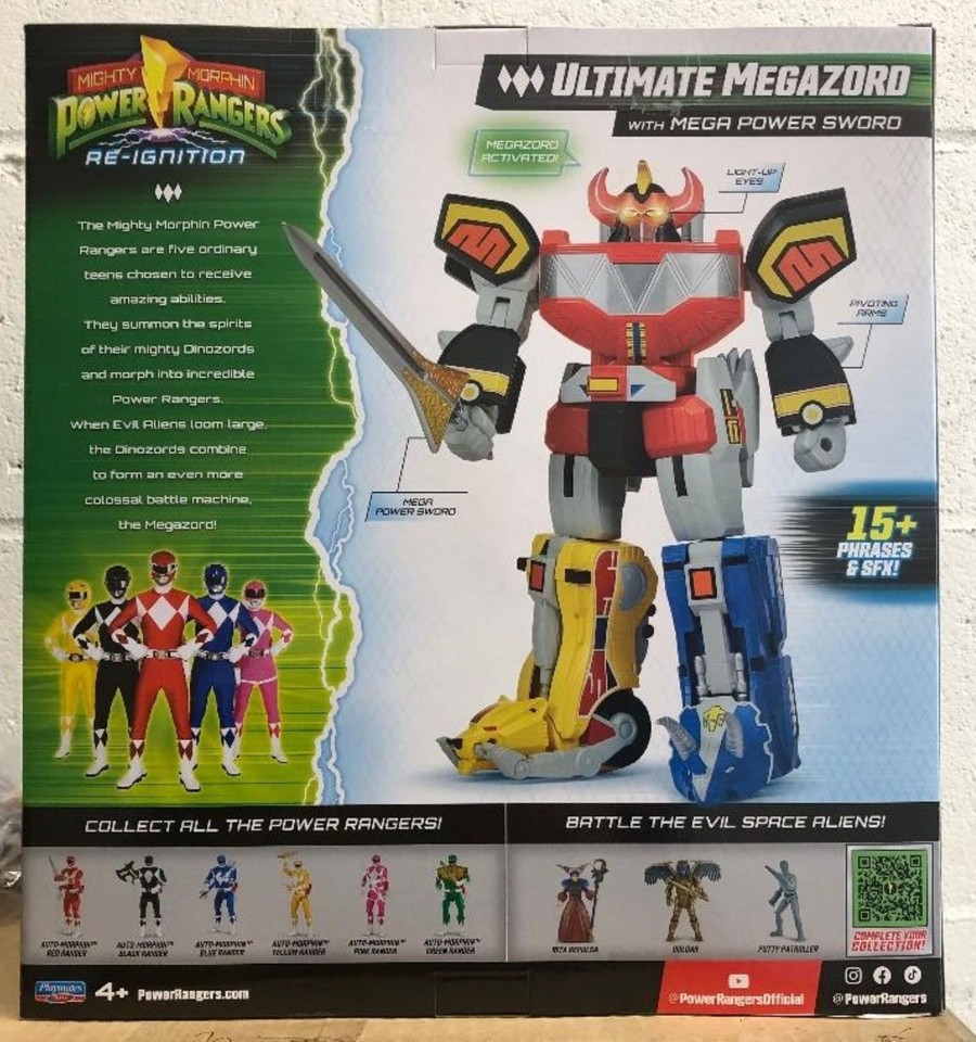 Mighty Morphin Power Rangers Re-Ignition Ultimate Megazord Dino MMPR ...