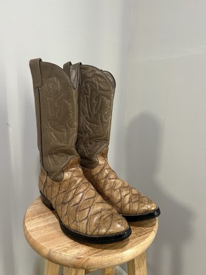 Rare Vintage Men's 10 D Ant Eater Boots With Leather Upper Brown | eBay