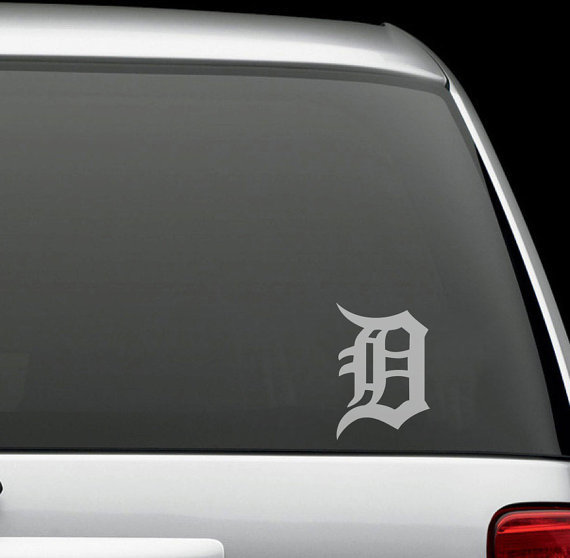 1x Cpmpatible Detroit Tigers Old English D - Vinyl Decals | eBay