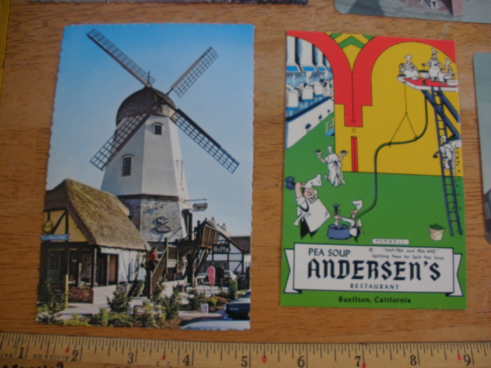 1975 Solvang Beullton Pea Soup Andersens Restaurant postcards & Photos ...