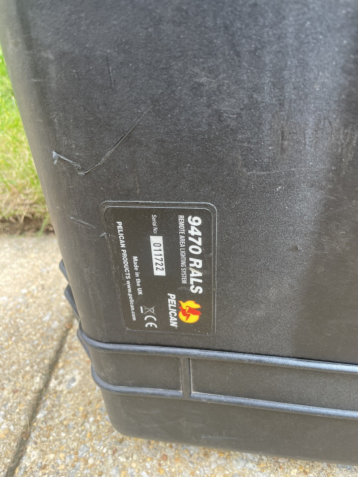 Remote Area Lighting System Portable Pelican Case RALS 9470 4 Lamps LED ...