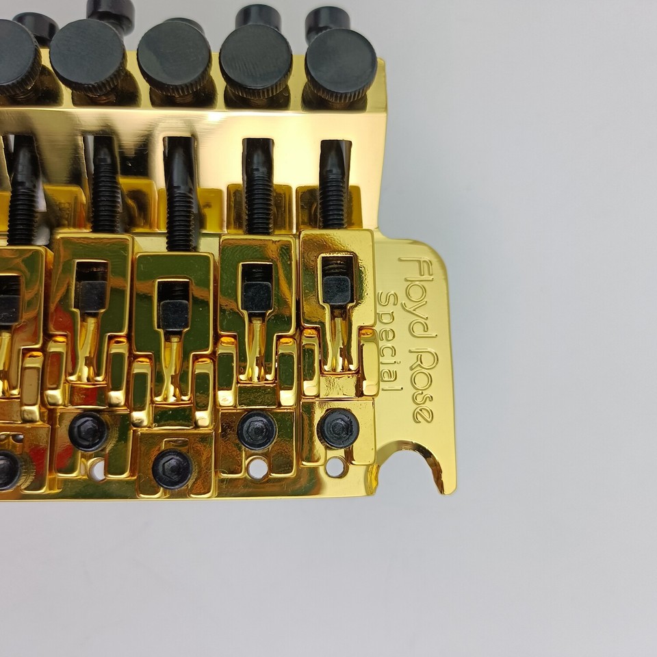 NEW Gold Floyd Rose Tremolo System Bridge Special Double Locking Guitar ...