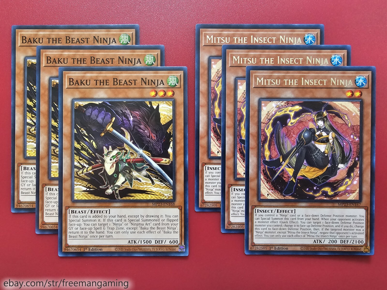 Yugioh Ninja Deck 49 Card Grandmaster Hanzo Saizo Meizen Budget ...