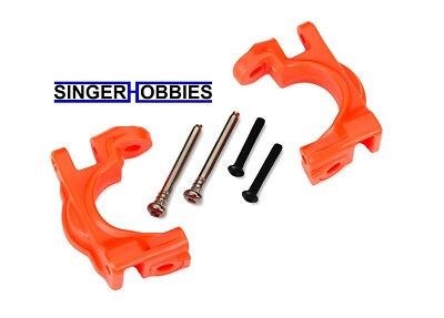 Traxxas 9032t Caster Blocks Extreme Heavy Duty Orange for use w/ #9080 ...