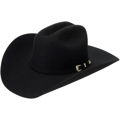 Stetson 72 Oak Ridge Western Black Cowboy Hat-MADE IN USA. | eBay