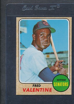 1968 Topps #248 Fred Valentine Senators EX *7547 | eBay