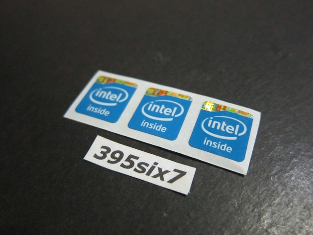 3 Pcs Intel inside Sticker 13.5mm x 14.5mm - Haswell Version | eBay
