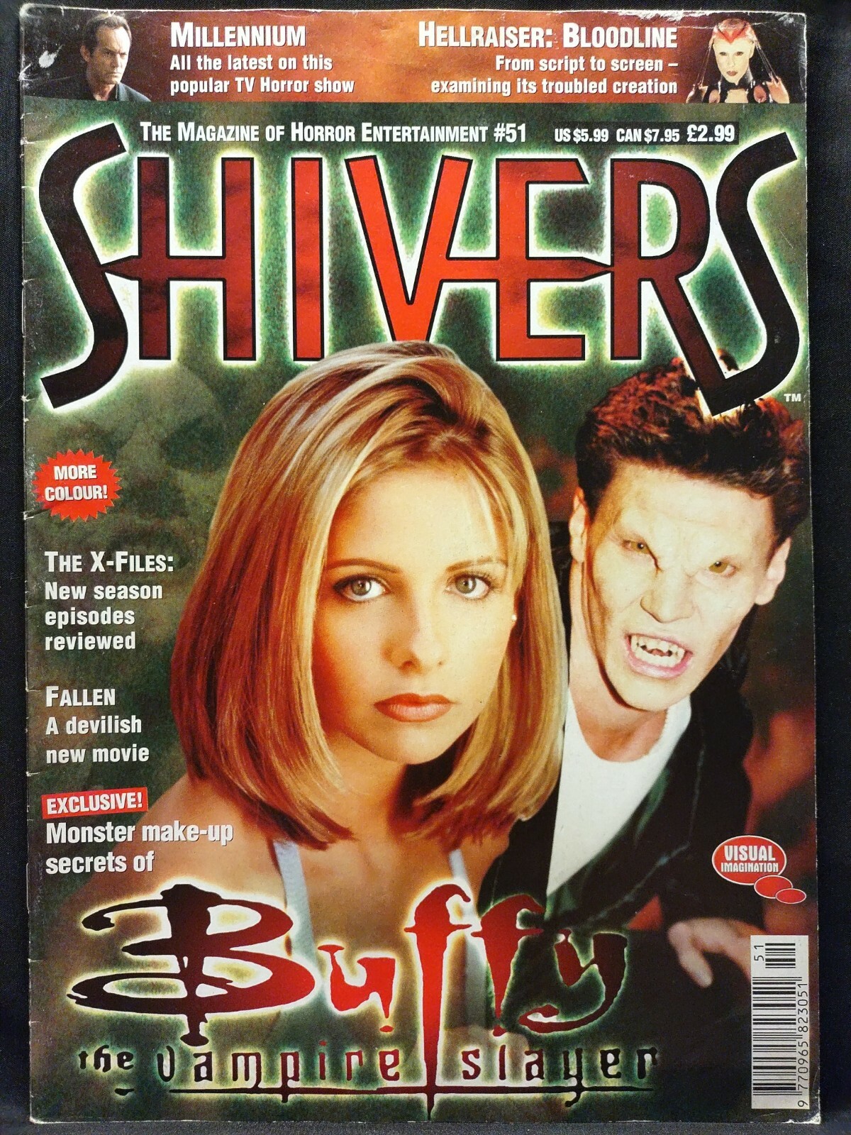 Shivers Horror Movie & TV Magazine #51 March 1998 Buffy The Vampire ...