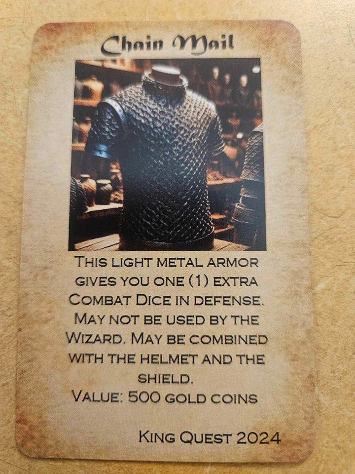 Custom HeroQuest Compatible Equipment Cards (16) – Fan-Made ...