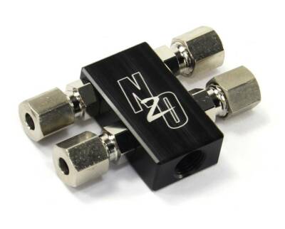 Nitrous Outlet 1 In 4 Out Distribution Block w/ 3/16 Compression ...
