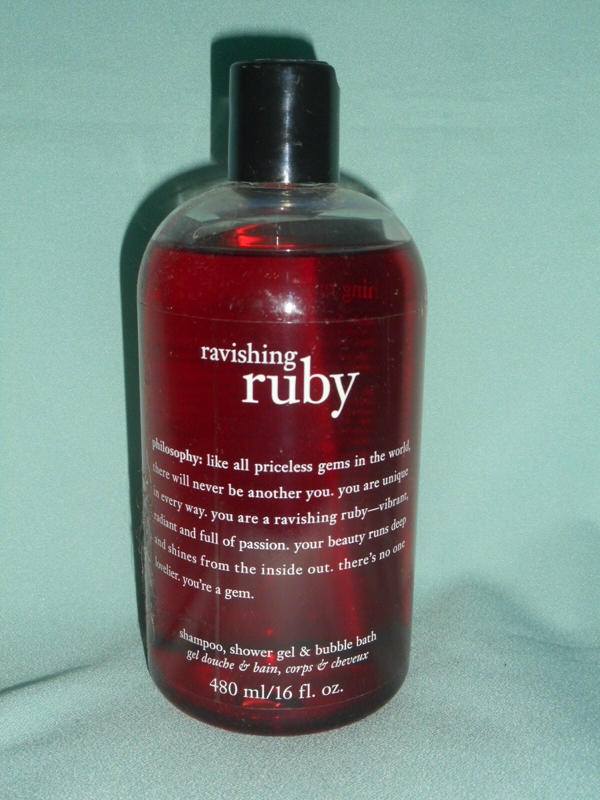 Philosophy Ravishing Ruby 16 oz. Shower Gel & Bubble Bath Compromised ...