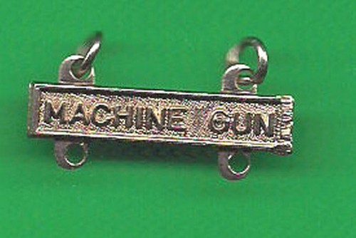 US MARINE MACHINE GUN BAR BADGE QUALIFICATION B | eBay