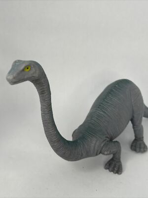 Vintage Brontosaurus Dinosaur Figure Toy Gray Green 14” Long | eBay