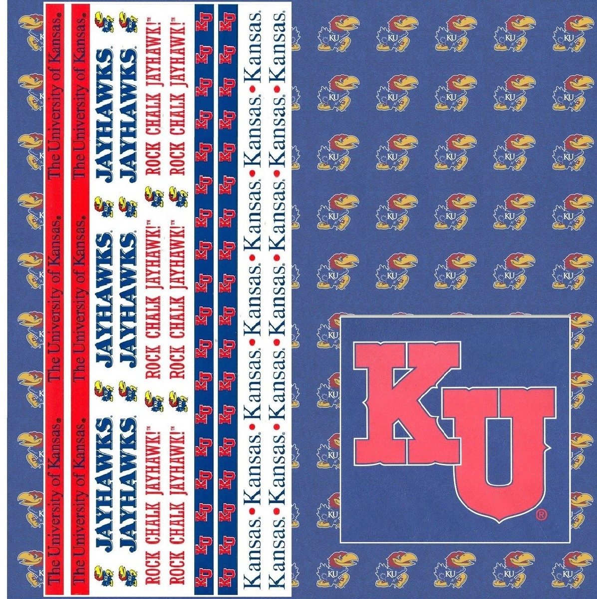 University Of Kansas Quilt Pattern August Stars Quilt Kit