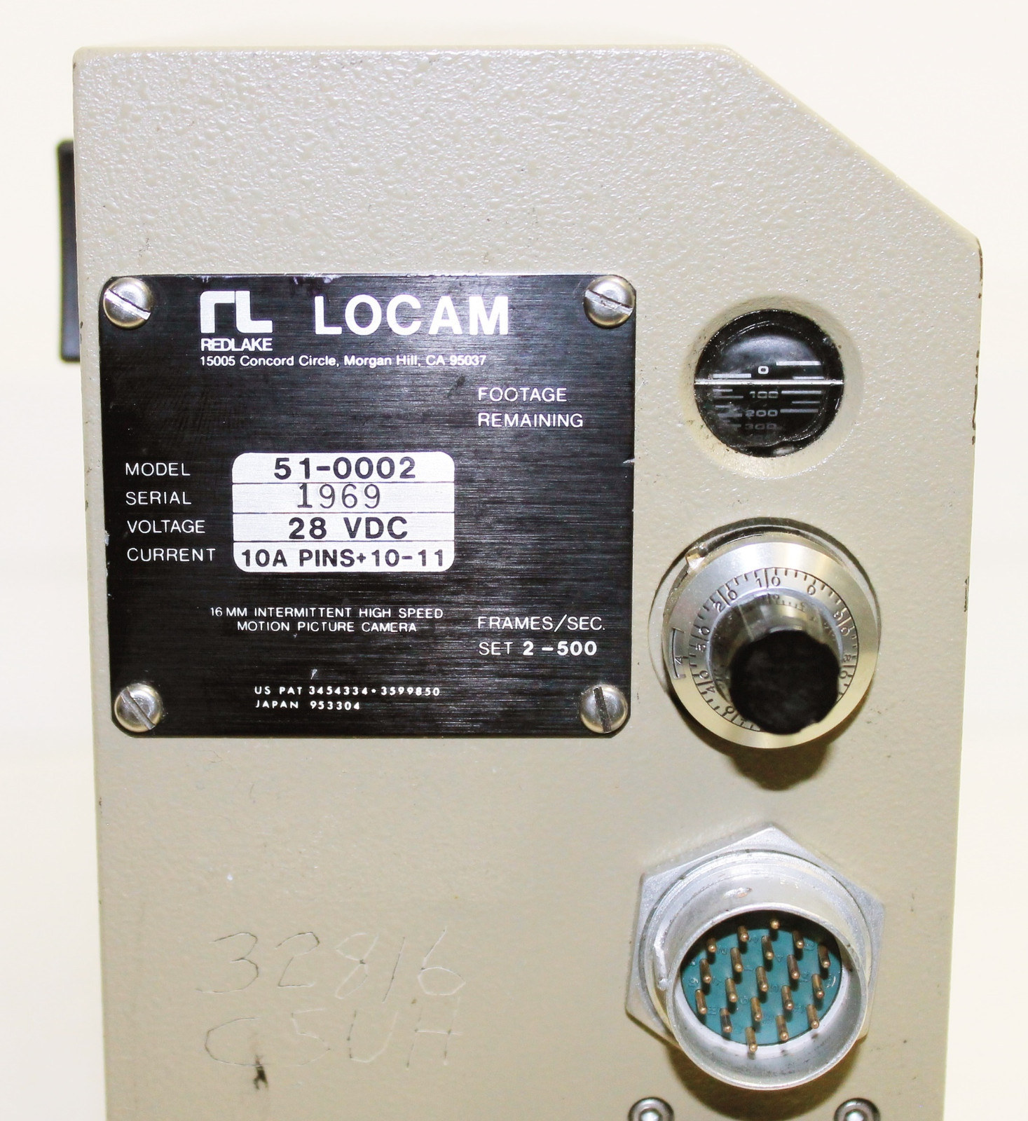 Collectors IOC-1984 Redlake LOCAM II Model 51-0002 16mm High Speed ...