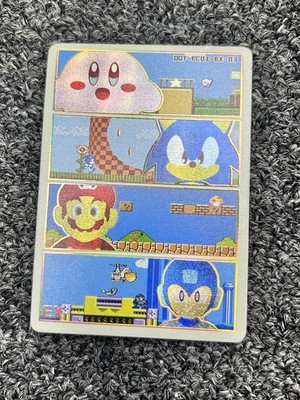 Family Computer Trading Card Case Hit 06/88 Kirby Sonic Mario Megaman ...