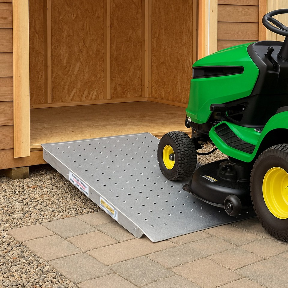 Guardian Heavy Duty Aluminum Ramp, Portable Loading for Mowers, ATV ...