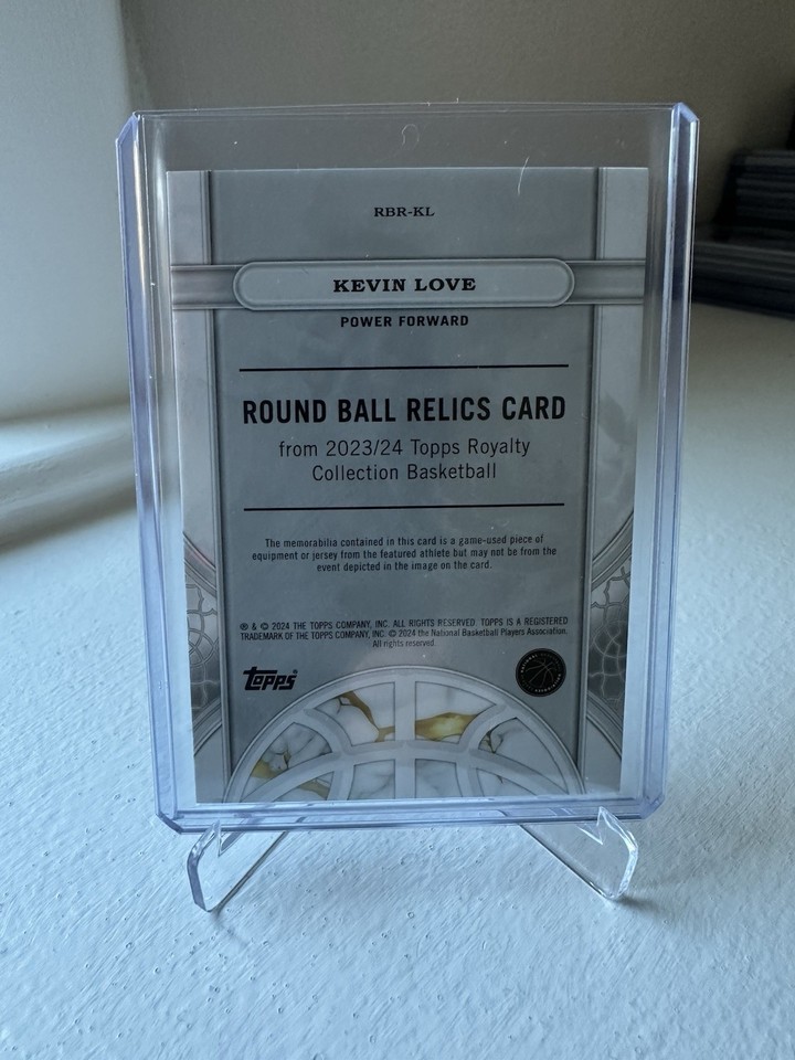 2023 Topps Royalty Round Ball Relic - KEVIN LOVE /25 Miami Heat | eBay