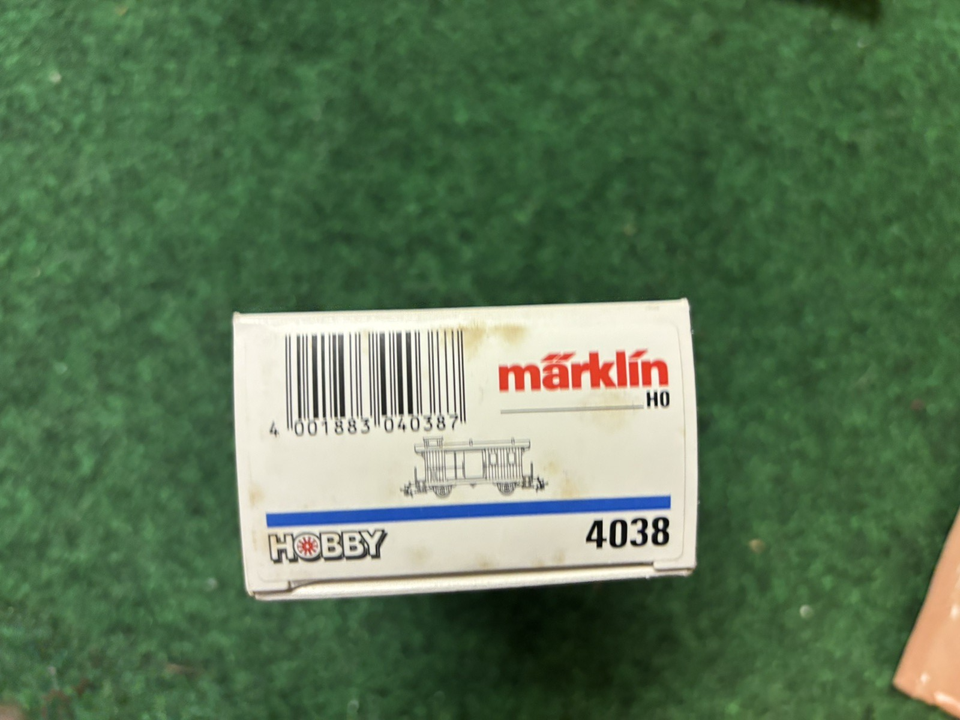 MARKLIN 4038 DB BAGGAGE CAR HO SCALE 1:87 | eBay