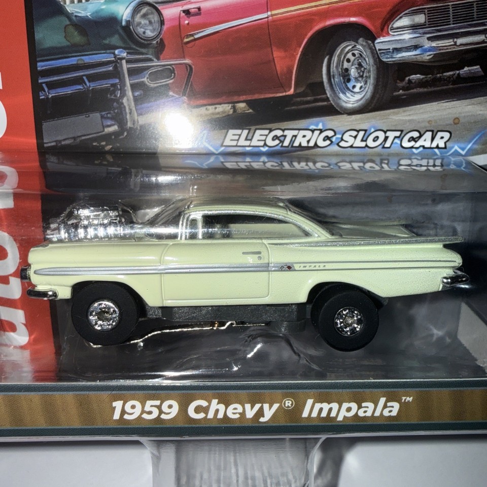 Auto World 1959 Chevrolet Impala Street Rod w/ Blower HO Scale Slot Car ...