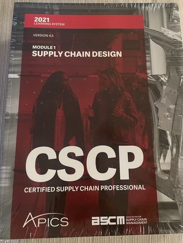 New ASCM APICS Supply Chain CSCP 2021 Course Books Module 1 2 3 Version ...