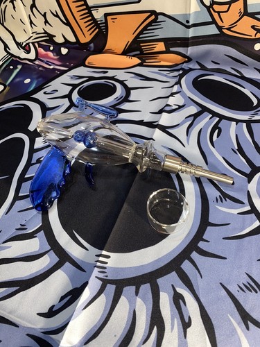 Blue Ray Gun Style hookah bong glass bowl bubbler Tobacco Collector | eBay