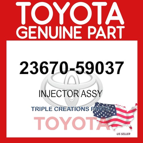 2367059037 GENUINE Toyota LAND CRUISER INJECTOR ASSY 1VDFTV 23670-59037 ...