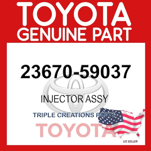 23670-59037 Toyota Injector ASSY 2367059037 Genuine OEM Part for sale ...