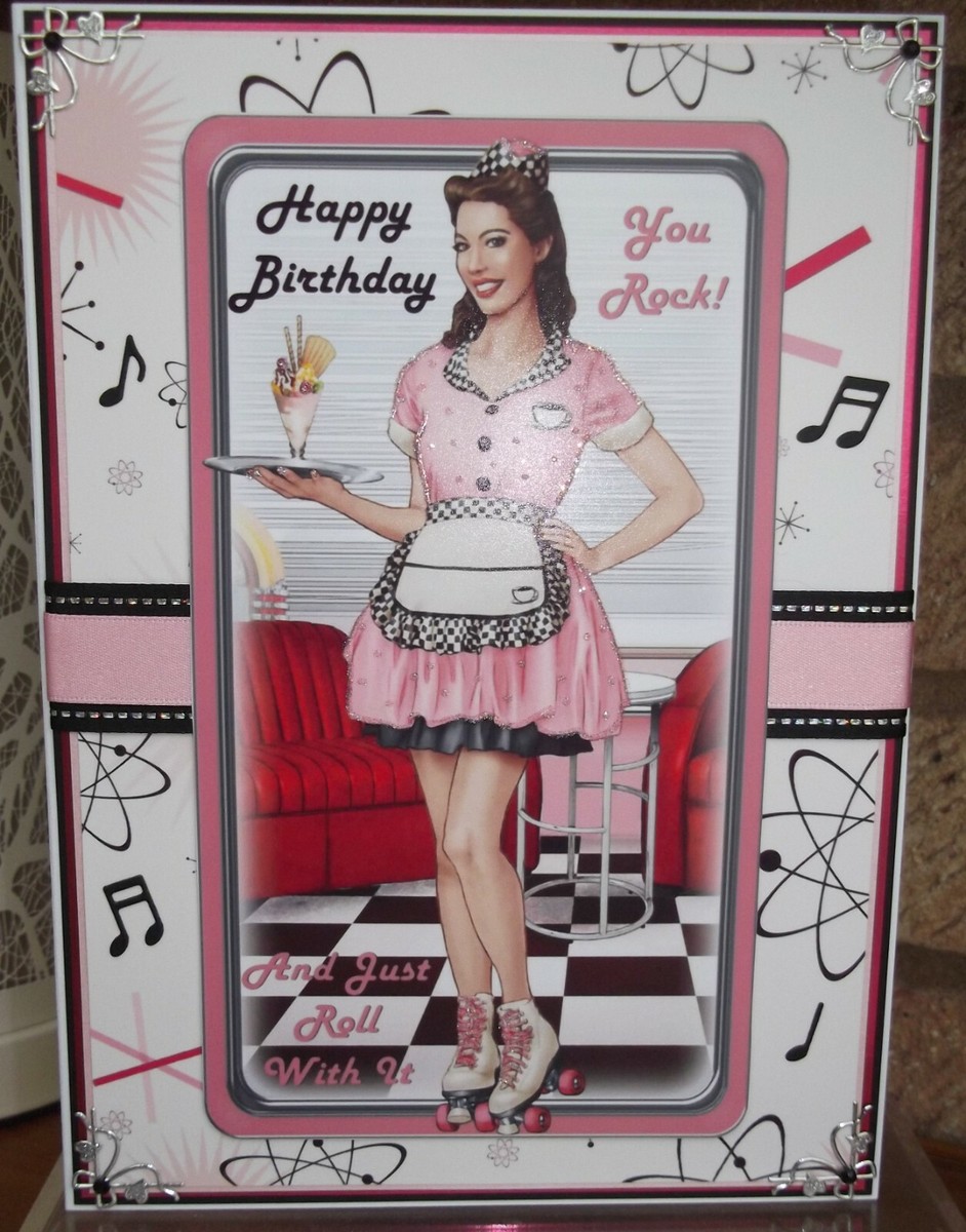 Rocker Chick Pine Happy Birthday Rock Chick Birthday Etsy UK