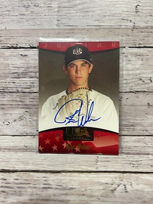 2008 USA Baseball Junior National Team On-Card Signatures #100 Ryan Weber | eBay