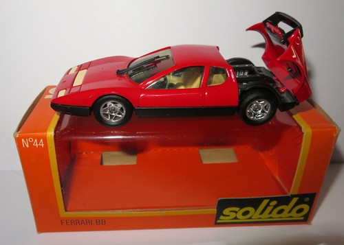 Old Solido GAM2 Made IN France IN 1977 Ferrari BB Red & Black 1/43 Ref ...