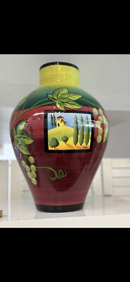 Naylor Designs Vase Hand painted Multi Color | eBay