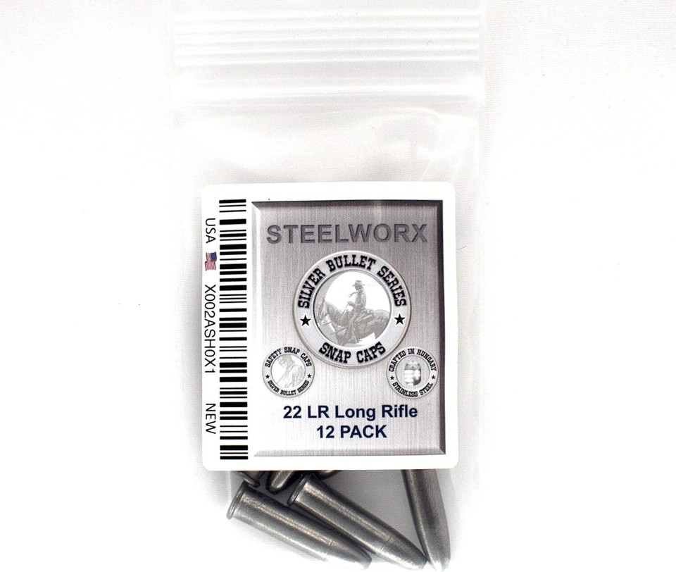 22 LR Steel Snap Caps Dummy Rounds (12 Pack) | eBay