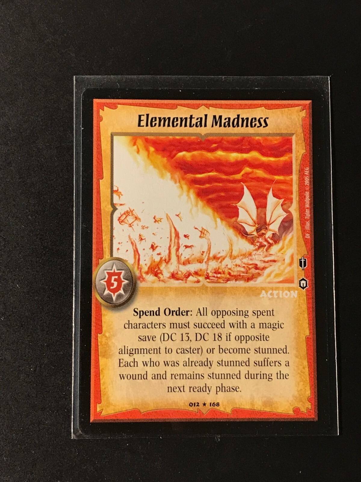 ELEMENTAL MADNESS Warlord CCG Saga of the Storm | eBay