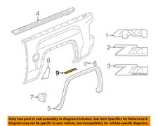 GMC GM OEM 2014 Sierra 1500 Pick up Box-protector Right 22801021 for ...