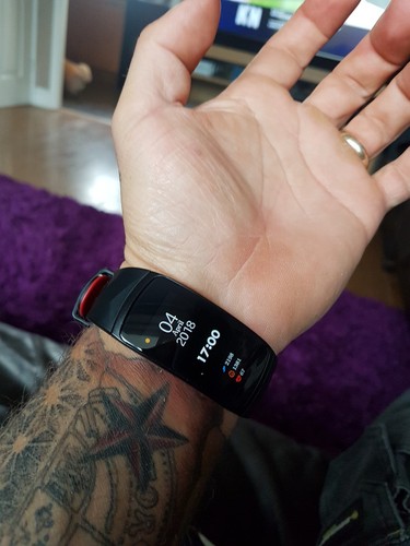 Samsung Gear Fit2 Pro Fitness Smartwatch - Red R365 for sale online ...