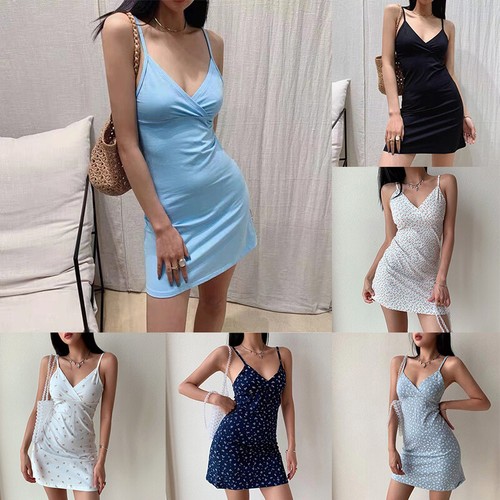 Women Spaghetti Strap Bodycon Camisole Sexy Party ClubWear cami tank ...