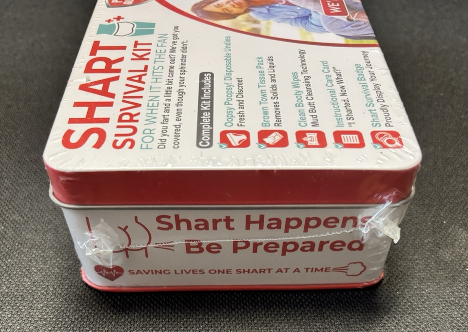 Shart Survival Kit: Gag Gift with Wipes, Brown Tissues, Disposable ...