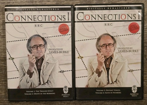 Connections I Volume 1 & 2 + 2 & 3 James Burke (Dvd, BBC) Tested! Free ...