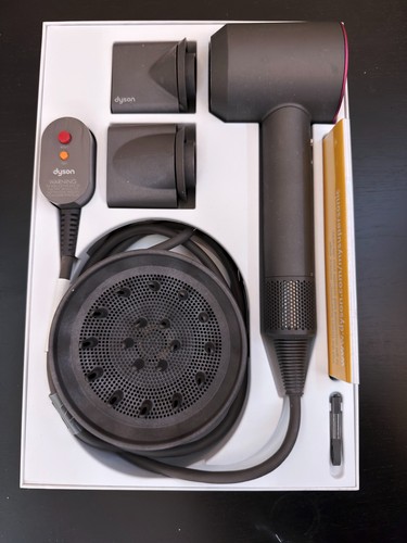 Dyson Supersonic Hair Dryer, Silver/Red - Fast Drying, Lightweight ...